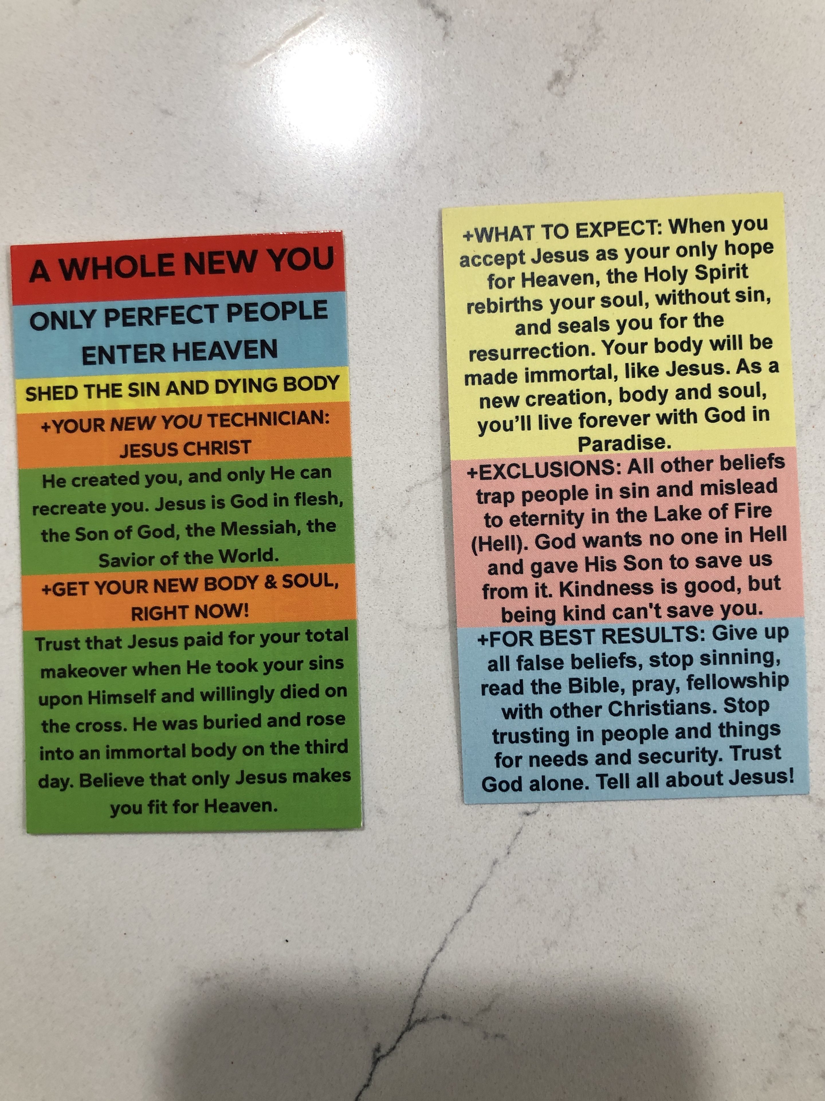 GENERAL PUBLIC GOSPEL TRACTS – FREE – Print and Go!